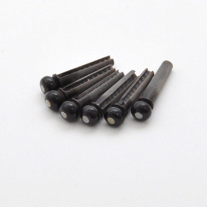 Buffalo Horn Bridge Pins | Archtop, Jazz | Bridges, Tailpieces ...