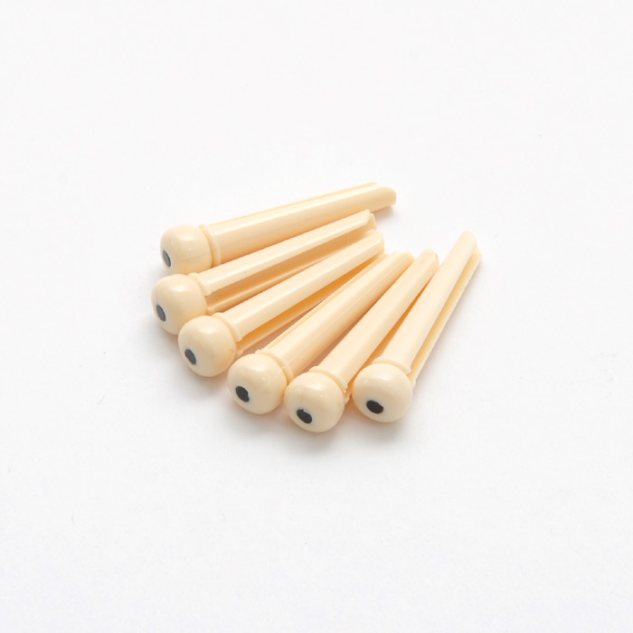 Plastik Bridge Pins, creme | Archtop, Jazz | Stege, Saitenhalter ...