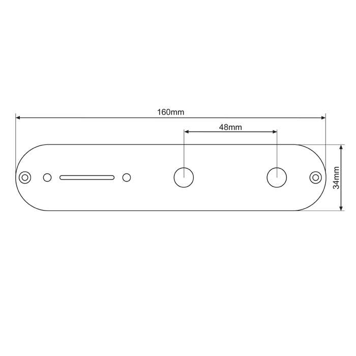 Rockinger Control Plate for Tele, SPECIAL | Control Plates | Pickguards ...